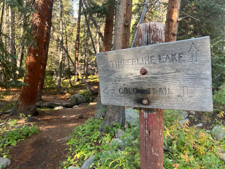 Timberline Lake. Holy Cross Wilderness. – Single Track Mind